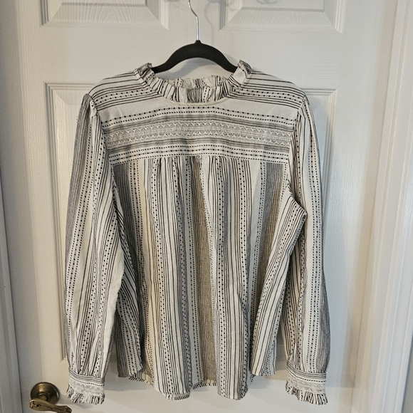 LOFT | Tops | Beautiful Loft Blouse Prairie Core Cottage Core Victorian ...